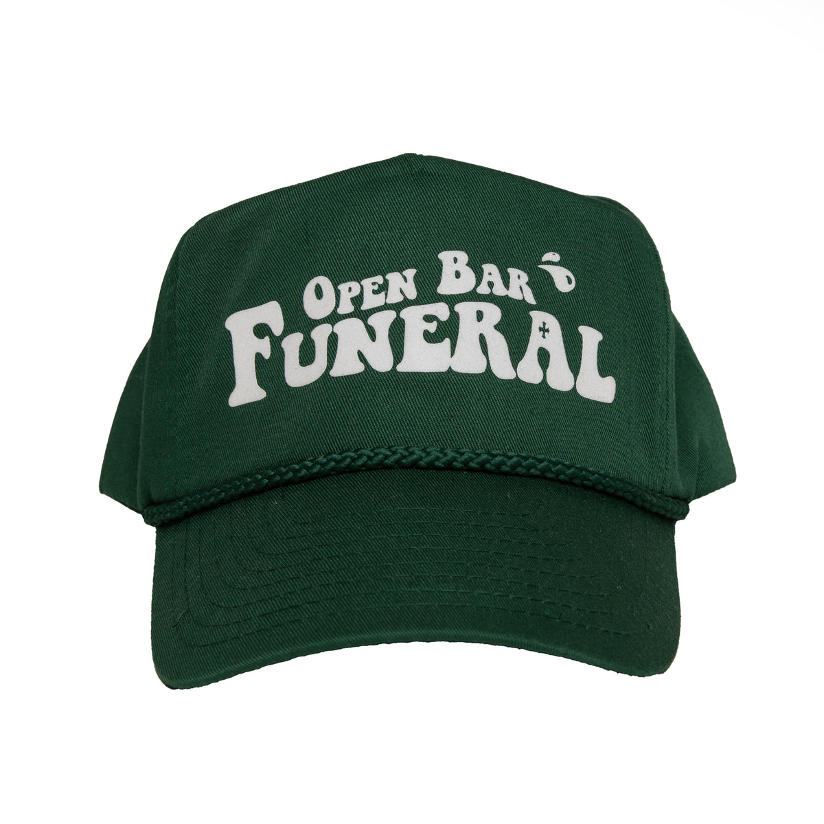 Party Cap - Moss Green – Open Bar Funeral