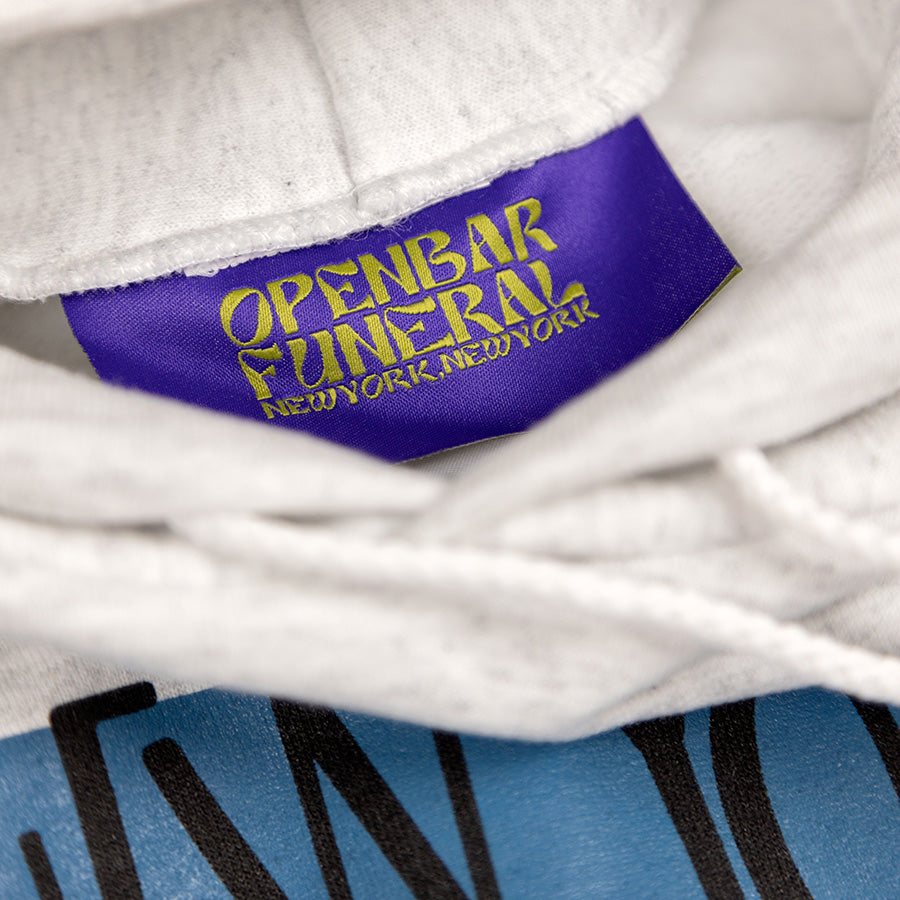 Armstrong Hoodie - Heather Grey – Open Bar Funeral